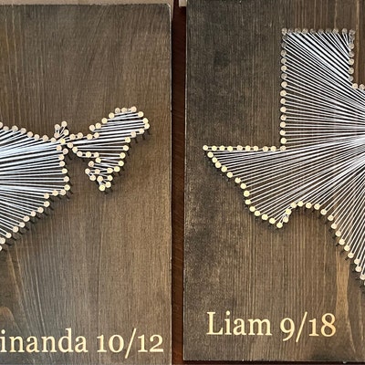 DIY Kansas String Art Kit State String Art Kit Kansas Nail - Etsy