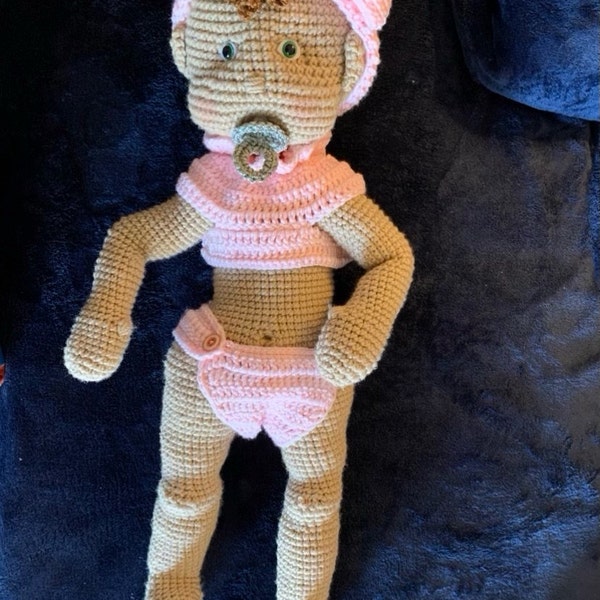 Life Size Realistic Baby Doll Crochet Pattern | Amigurumi | PDF Digital ...