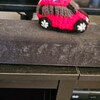 Miniature Fire Engine Knitted Soft Toy Model Vehicle Fire Truck Model ...