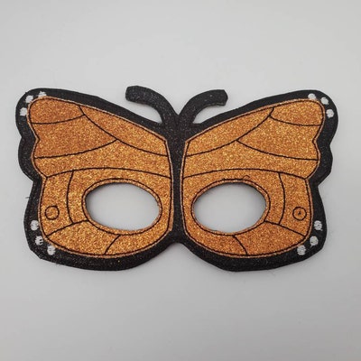 Butterfly Mask Embroidery Design, Bug Mask, Machine Embroidery, ITH ...