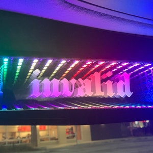 Heart LED EL Glow Panel Light for Car - Etsy