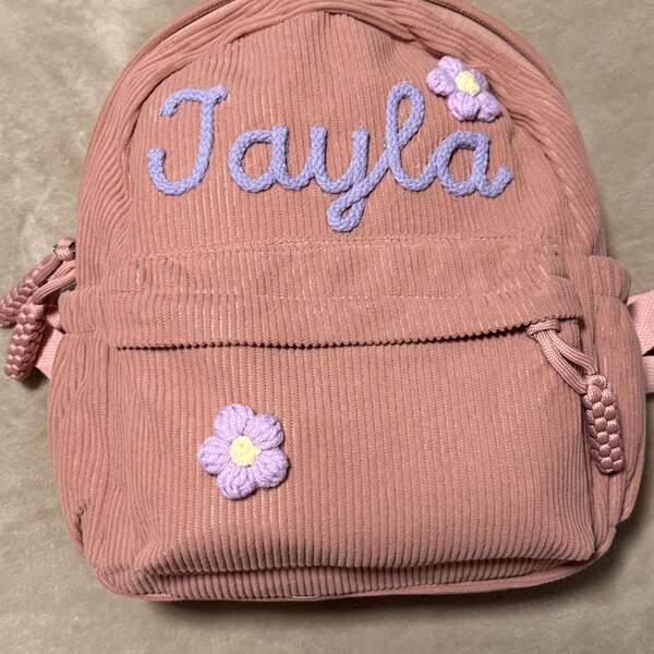 Personalized Toddler Backpack, Custom Toddler Bag, Kids Backpack With ...