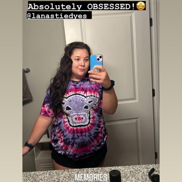 Hand Dyed Made to Order Cow Tie Dye Shirt, Purple Cow Tie Dye, T-shirt ...