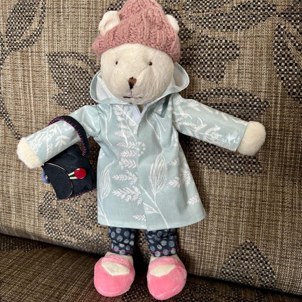 Doll Rain Outfit Sewing Pattern, Fits 14.2" Dolls (PDF Pattern) - Etsy