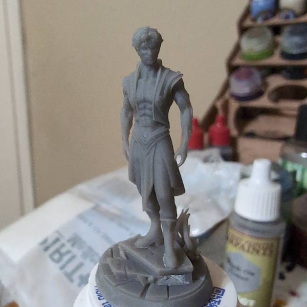The Baroness | Young Female Elf Noble Mini | 32mm & 74mm Model ...