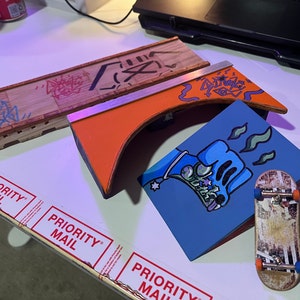 Concrete Fingerboard Obstacle Wall Quarter Hip by Stinky Farms ...