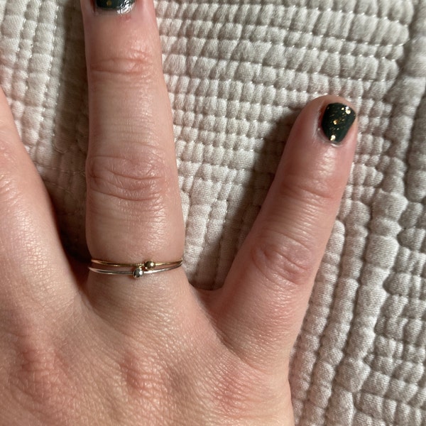Spinner Ring 14k Gold Filled Stacking Ring - Etsy