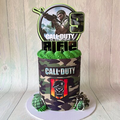 Call of Duty Cake Topper - Etsy UK