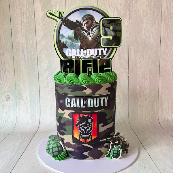 Call of Duty Cake Topper - Etsy UK