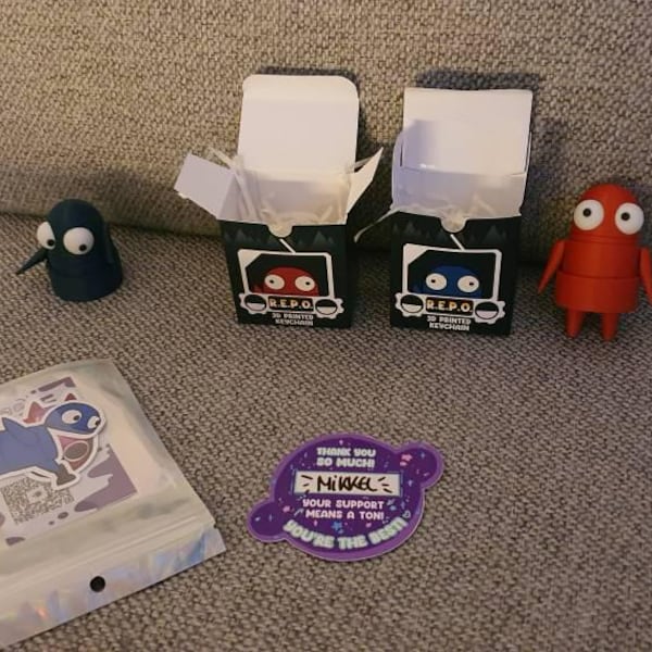 3D Printed REPO Keychain, R.E.P.O. Gamer, Gift, Clicker, Clickies ...