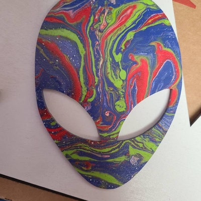 Alien Head Unfinished Wood Cutout Shape Laser Cut DIY Craft - Etsy