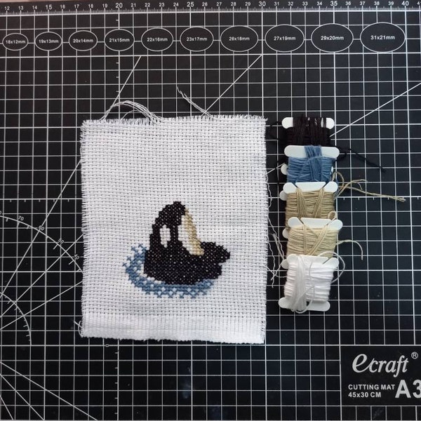 Orca Cross Stitch Pattern PDF Bundle - Set of 3 Killer Whale Patterns ...