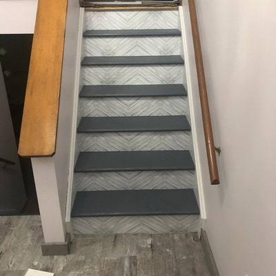 Weathered Wood Stair Riser, Window Sill, Tile Stickers 7 Inch X 36 Inch ...