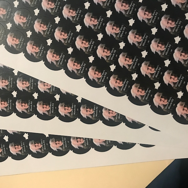 Custom Photo Personalized Hershey Kiss Labels Stickers, 108 ...