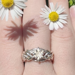 Ladies Five Band Puzzle Ring 5Q in Sterling Silver or Gold - Etsy