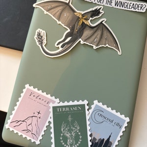 SJM Cities Stamp Sticker Pack VINYL STICKER Velaris City of Starlight ...