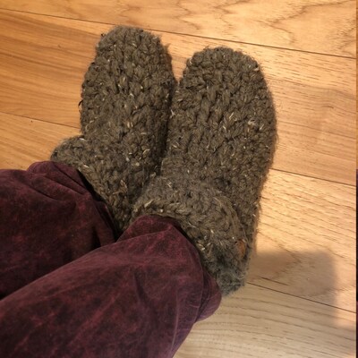 Wool Padraig Slippers - Etsy