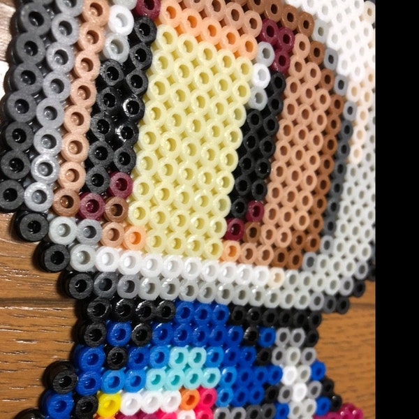 Perler Bomberman Pixel Art Wall Art, 8 Bit Bomberman Video Game Art ...