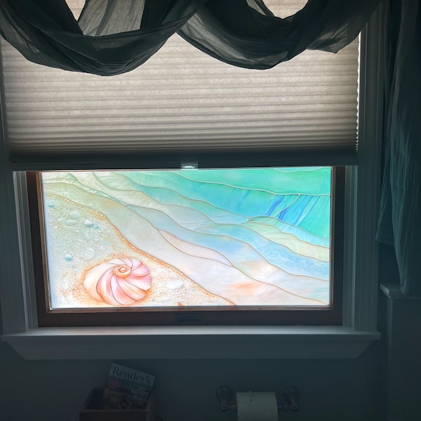 Stained Glass Window Door Film Frosted | PVC Free | Custom Size ...