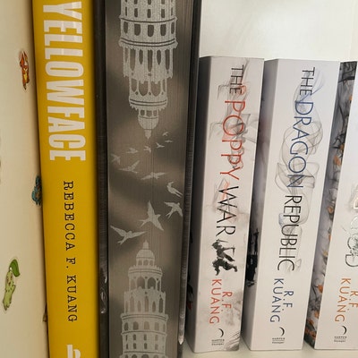 Babel Custom Stencilled Sprayed Edge Book Ends Fantasy Book - Etsy