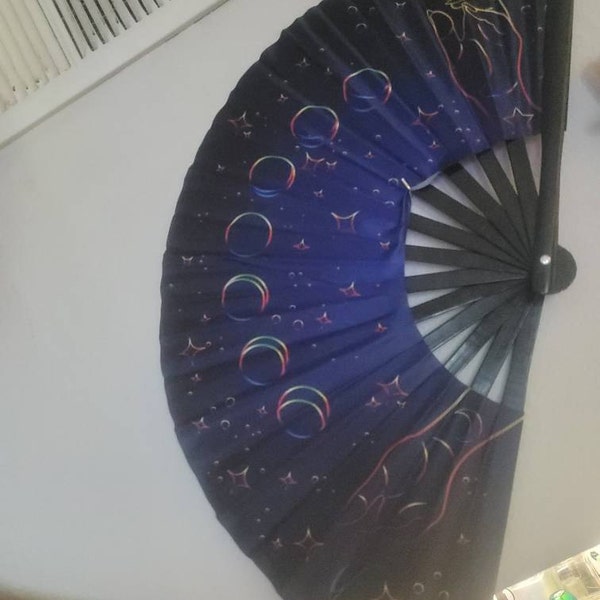 Viking, Helm of Awe, Green, Large Clack Fan Designed by Tara Vojta ...