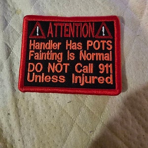 Attention Handler Has POTS Fainting is Normal Patch - Etsy