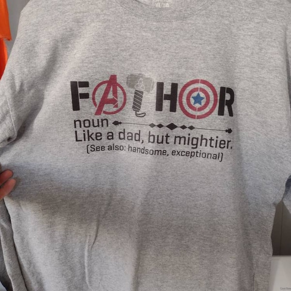 Fathor Svg Father's Day Shirt Fathor Superhero Giftfor Dad Cut Daddy ...