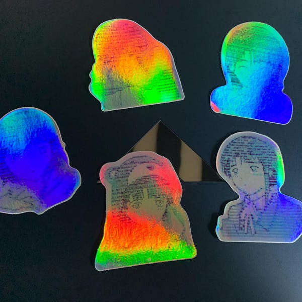 Holographic Serial Experiments Lain Stickers - Etsy