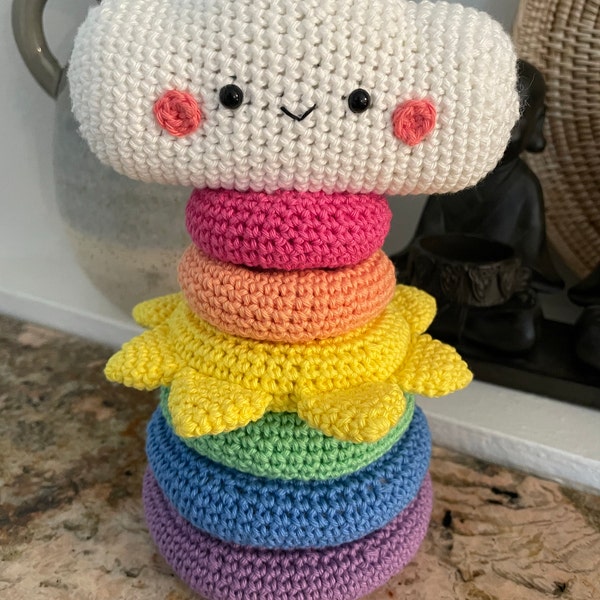 Cloud Stacking Toy - PDF Pattern, Crochet, Amigurumi - Etsy