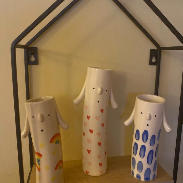 Ceramic Wizard Gnome Handmade Pottery Gnome Unusual Gift Quirky Present ...