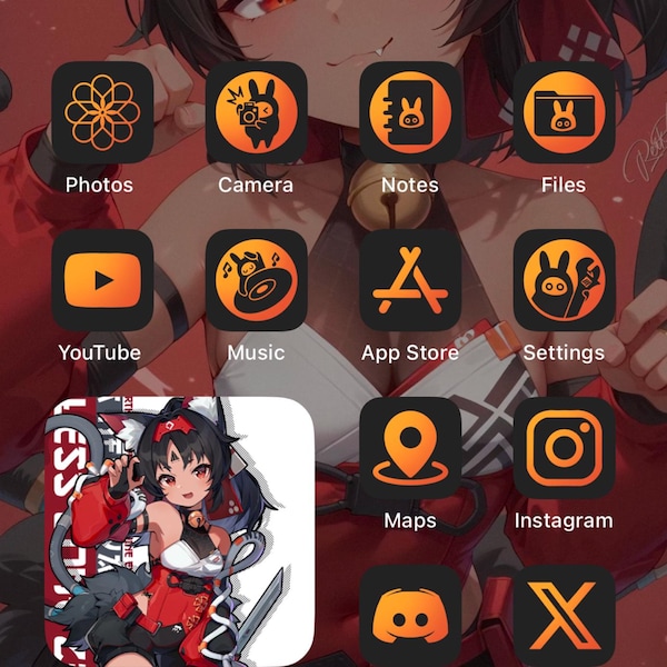 Zenless App Icon Pack | 73 Icons, 6 Wallpapers, 4 Widgets | Ios ...