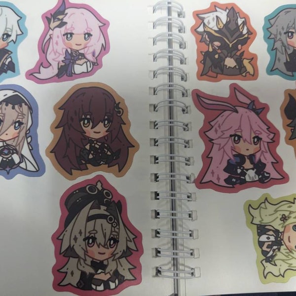 Fire Moth - Honkai Impact 3rd Die Cut Stickers | Elysia, Mobius, Fu Hua ...