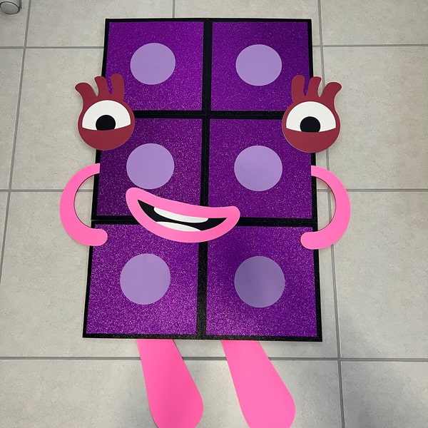 Numberblocks Glasses 3 Party Favor/photo Prop Svg, Png - Etsy