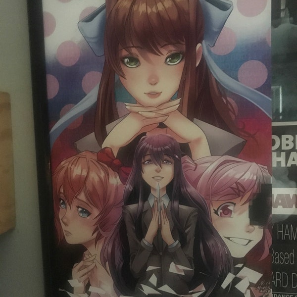 Doki Doki Literature Club Poster Print Wall Art Decor Fanart Anime - Etsy