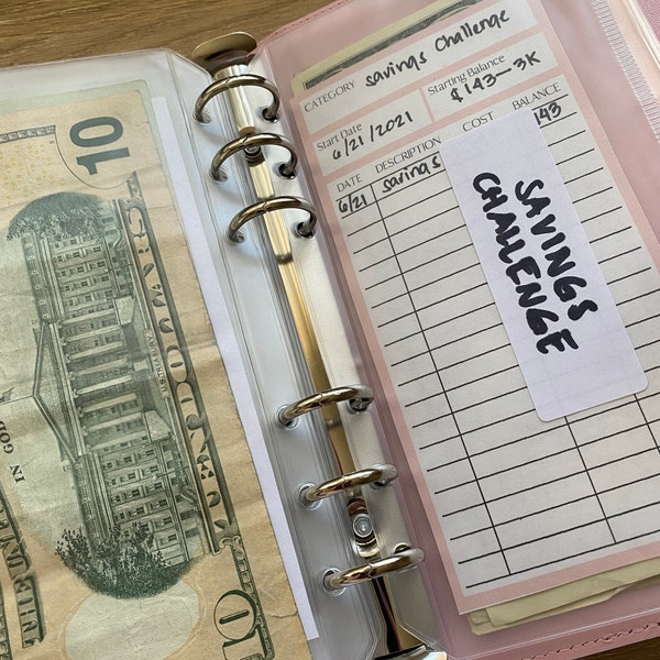 Cash Envelope Inserts, Cash Transaction Register, Cash Envelope Tracker ...