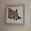 FOX Signed Print of a Watercolour Painting by Jan Taylor, Red Fox 2 ...