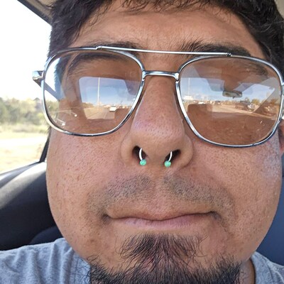 16g, Very Tiny Balls, Septum, Tragus, 16g 6mm Circular Barbells 2mm ...