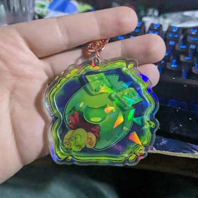 Holographic Slime Rancher Slime Shaker Charm Keychain - Etsy