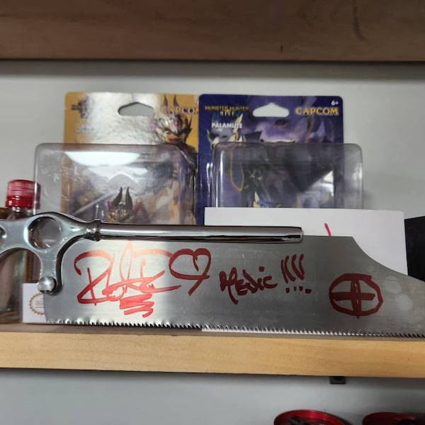 Stainless Steel Bone Saw Signed by Robin Atkin Downes Medic From Team ...