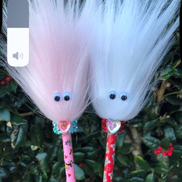 4 Fuzzy Pencils - Stocking Stuffer - Retro Gift - Valentine Gift - Fun ...