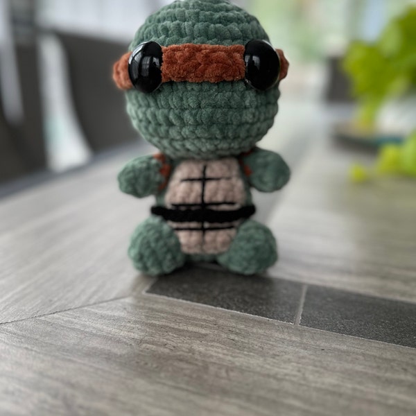 Crochet Ninja Turtle Pattern L TMNT Plush L Crochet Pattern PDF - Etsy