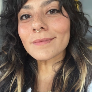 Paw Print Septum Ring Animal Lover Nose Ring Cat or Dog - Etsy