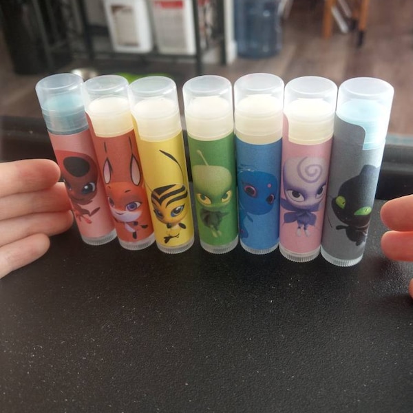 Lip Balm, Disney Descendants Birthday Party Favors, Carlos, Evie, Mal ...