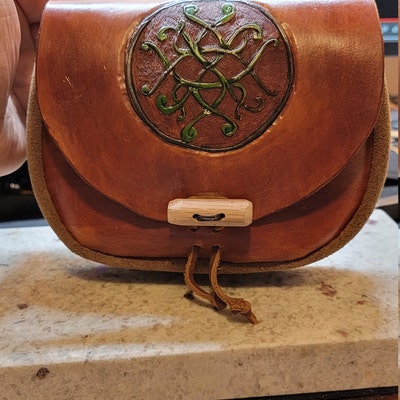 Leather Viking Belt Pouch Pattern / Digital Download / Viking Serpent ...