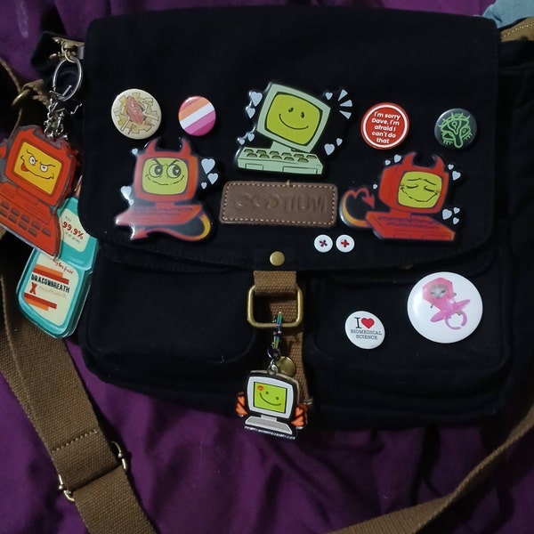 Catboy Glass Joe & Great Tiger - Punch-out!! Acrylic Charms - Etsy