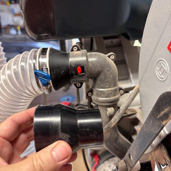 2.5 Inch (2.5") Dust Hose Adapter Bosch Miter Saw (GCM12SD) - Etsy