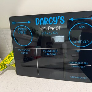 My First Day Board, Back to School First Day Blackboards, Reusable ...