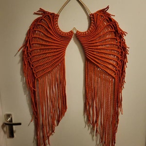 Large Macrame Angel Wings Wall Hanging XL - Etsy