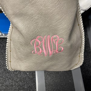 Rachel Monogrammed Tassel Hobo Purse Monogrammed Handbag | Etsy