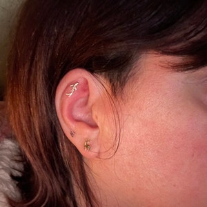 Right or Left Facing Koi Fish 14k White Gold From Junipurr, Perfect for ...